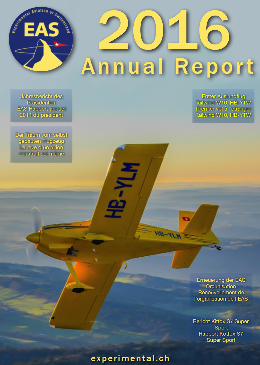 EAS Publications – EAS Experimental Aviation of Switzerland