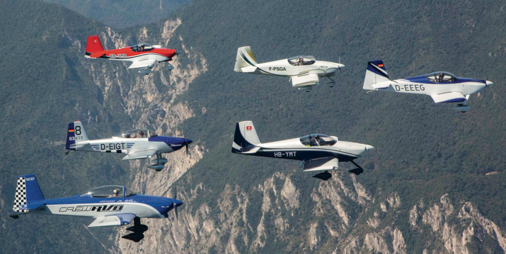 Van’s RV Formation Flying – EAS Experimental Aviation of Switzerland