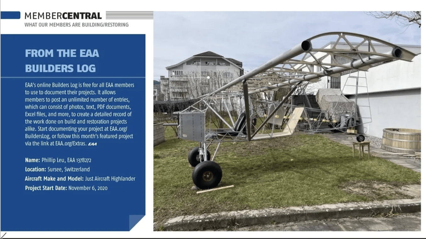 News – EAS Experimental Aviation of Switzerland